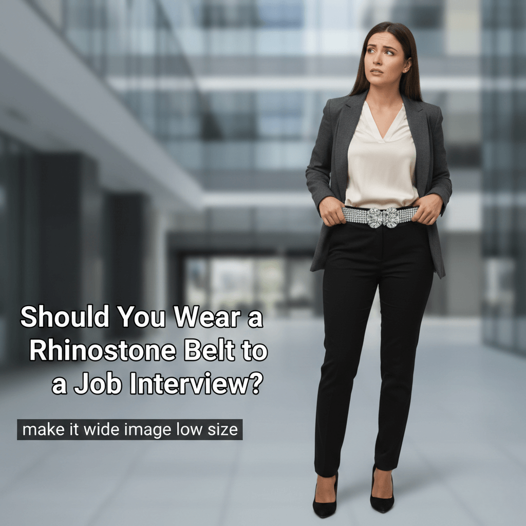 Should You Wear a Rhinestone Belt to a Job Interview?