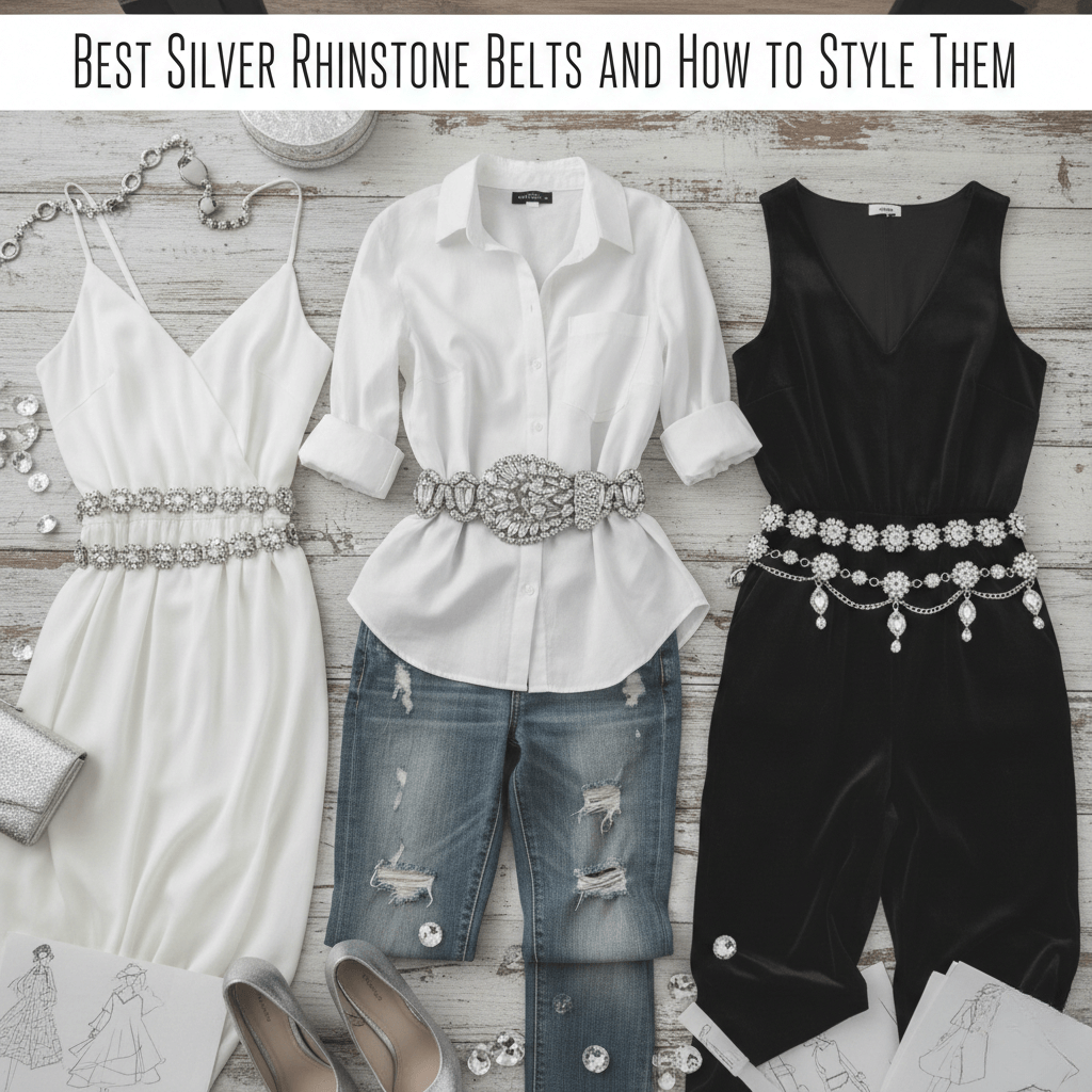 Best Silver Rhinestone Belts & How to Style Them for Any Look
