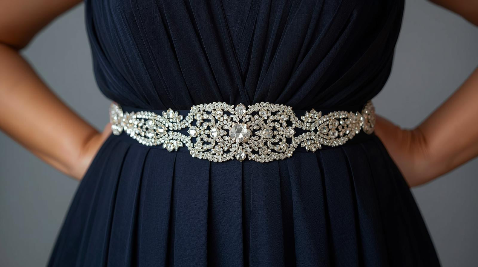 Best Rhinestone Belt for Plus Size Formal Dresses | Shop Now