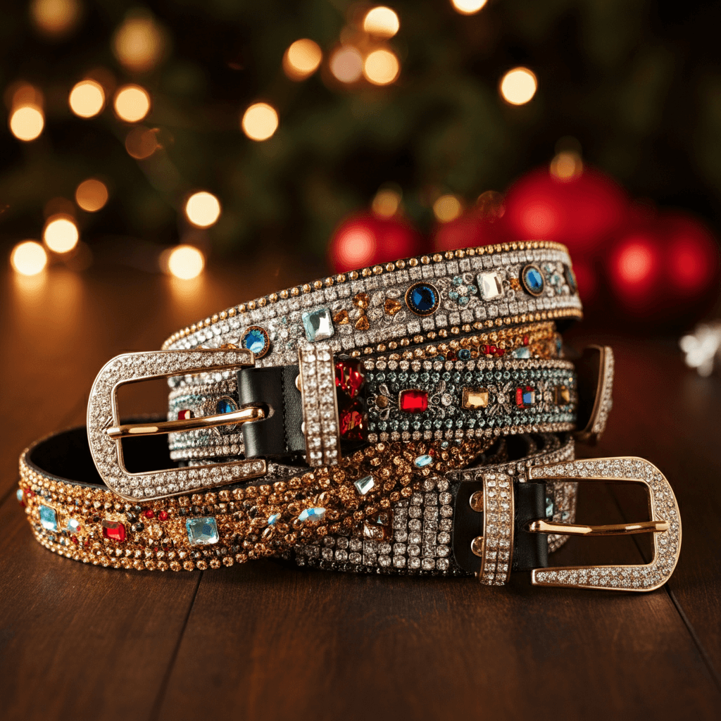 Best Rhinestone Belts for Holiday Party Looks | Shop Sparkle Styles