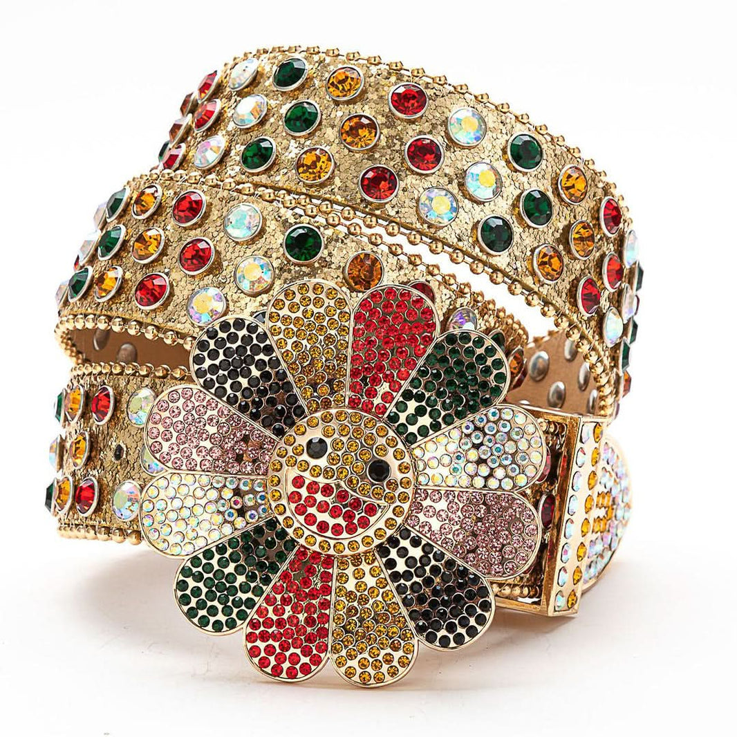 Gold Rhinestone Belts – Bold Shine, Glam Fit, Free U.S. Shipping