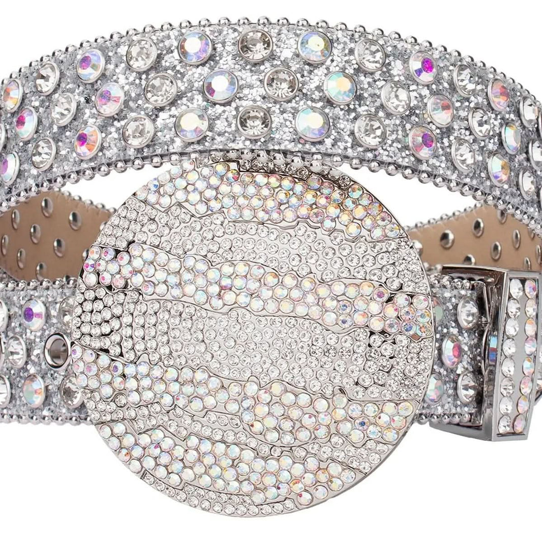 Shop Rhinestone Belts & Custom Buckles | Sparkle in Style